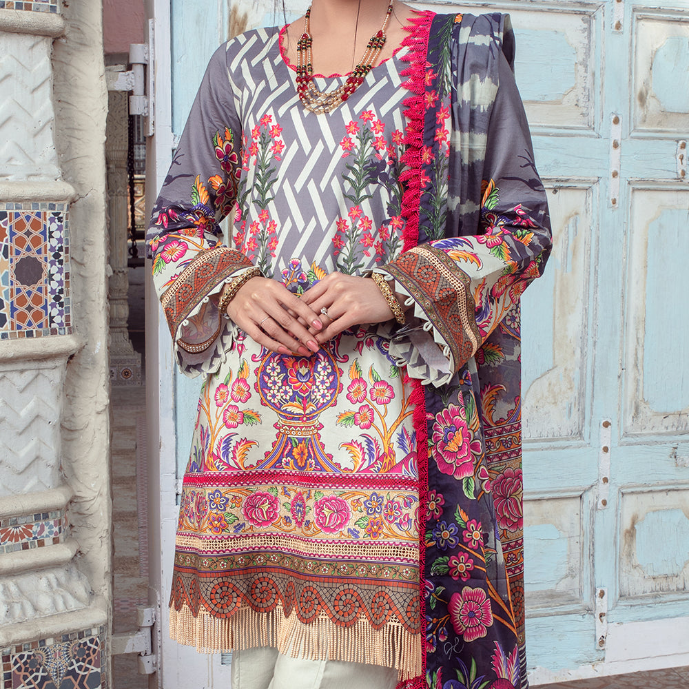 Women Clothing Unstitched 3 Piece – Unze London