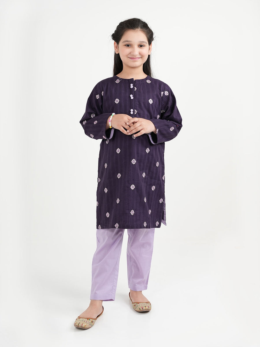 "AZRIELA" Formal Lawn Suit – Unze London