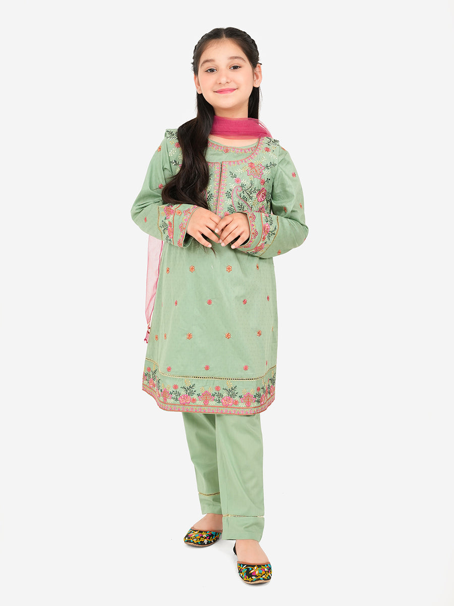 "AHIT" Formal Lawn Three Piece Suit – Unze London