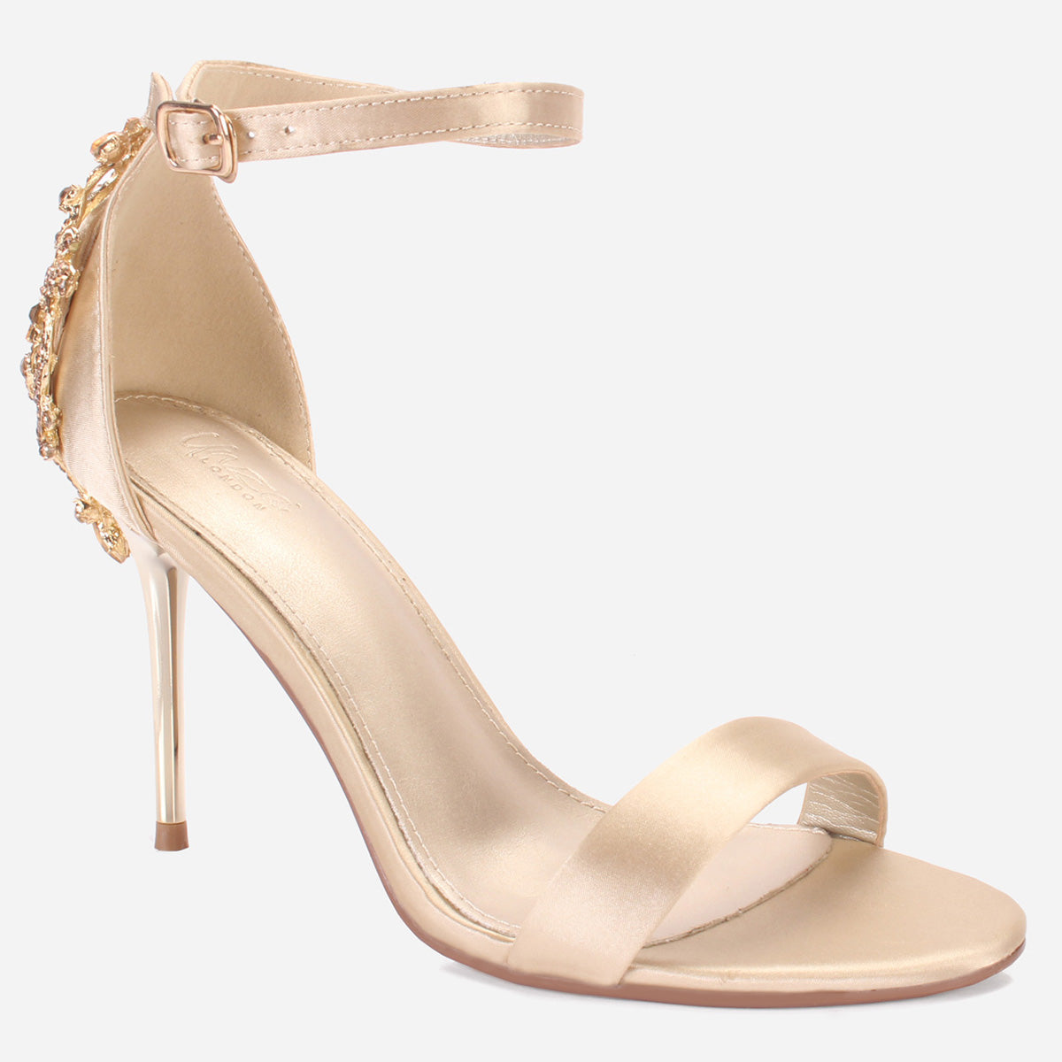Women's "ZAIFER" Embellished Party Sandals – Unze London