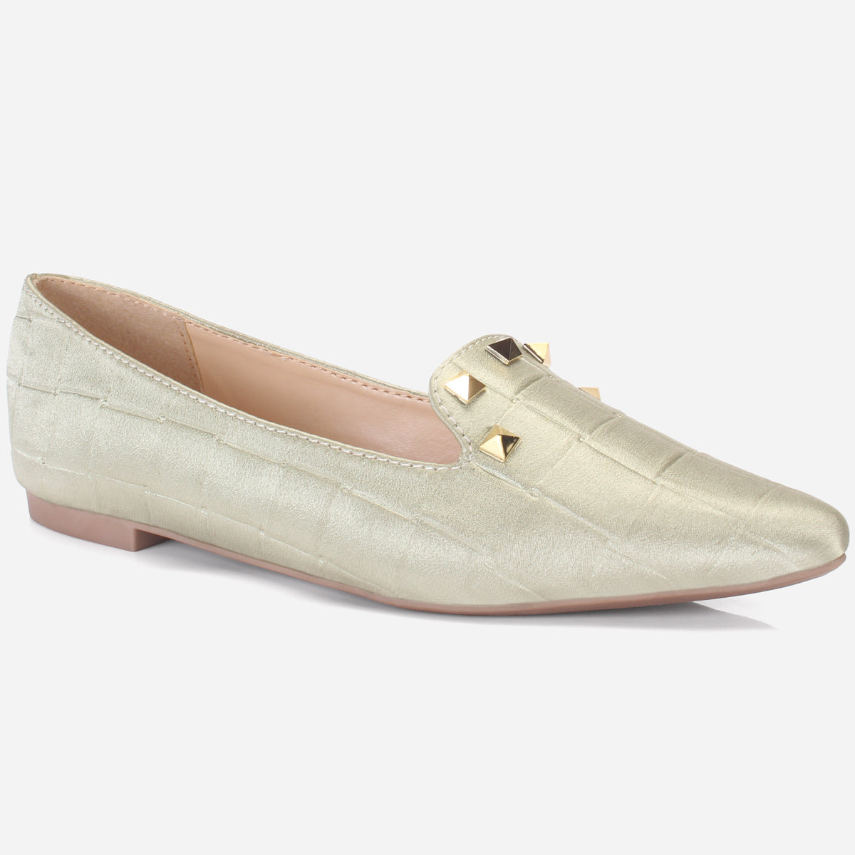 Women's "DIKAX" Pointed Toe Decorated Flat Pumps – Unze London