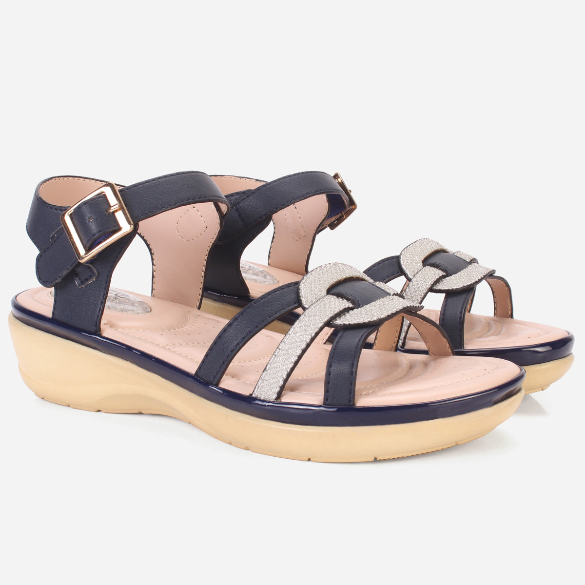 Women "SAFIYA" Comfort Wedge Sandals – Unze London