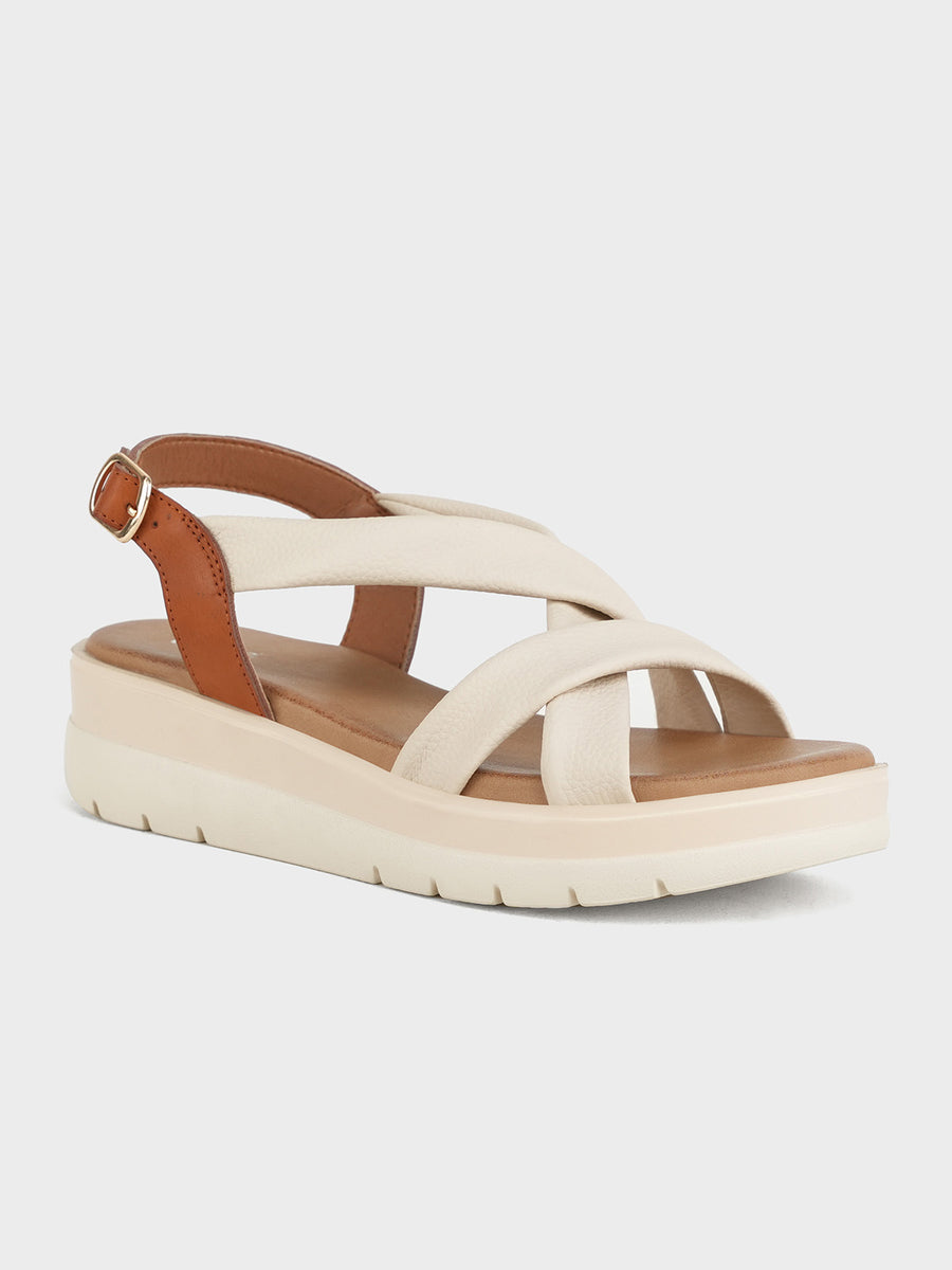 Womens "LUELLA" Casual Cross Over Sandals--L41190 – Unze London
