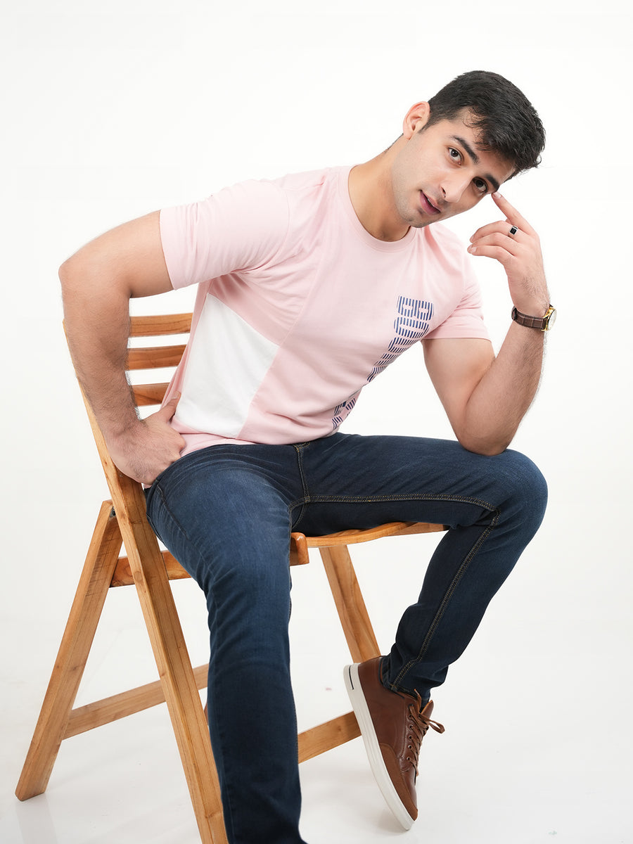 "RAJEH" Casual Regular Fit T-Shirt – Unze London