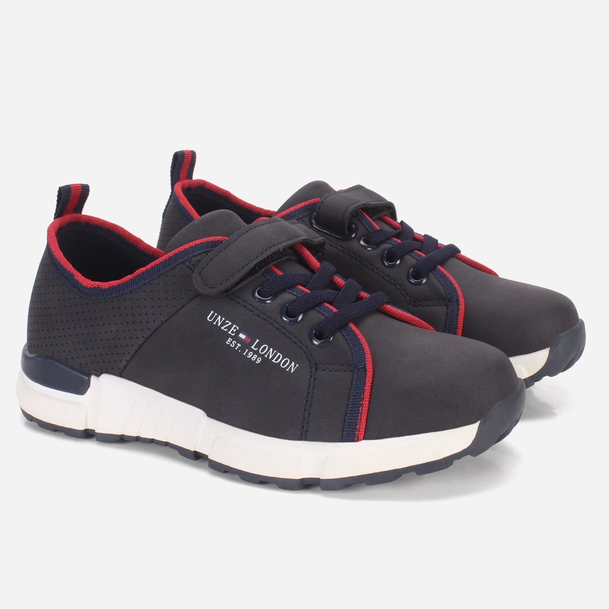 Boys "DARA" Lace Up Everyday Sports Trainers – Unze London