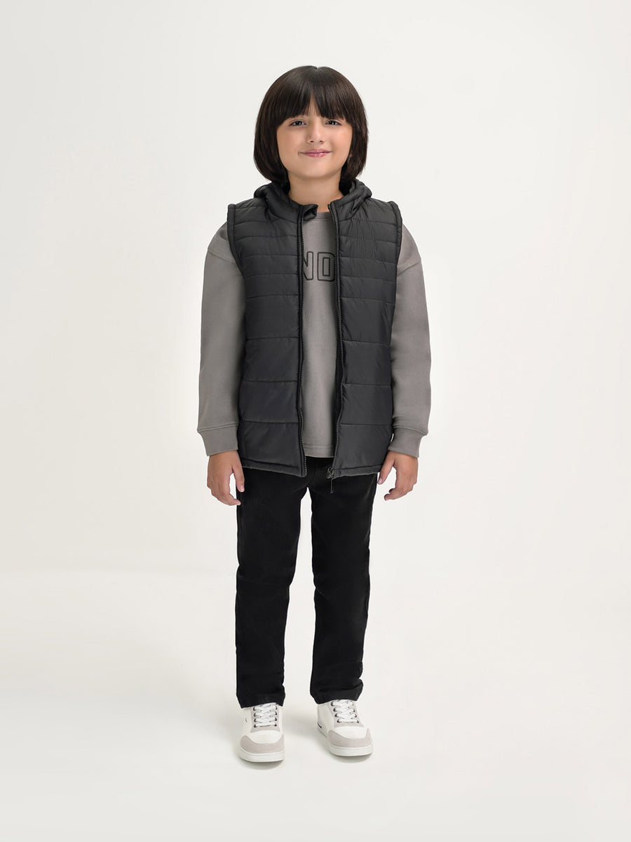 "KESHI" Sleeveless Puffer Jacket – Unze London