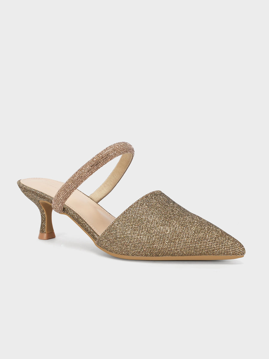 Women's "ARLAIS" Decorated Pointed Sandals – Unze London