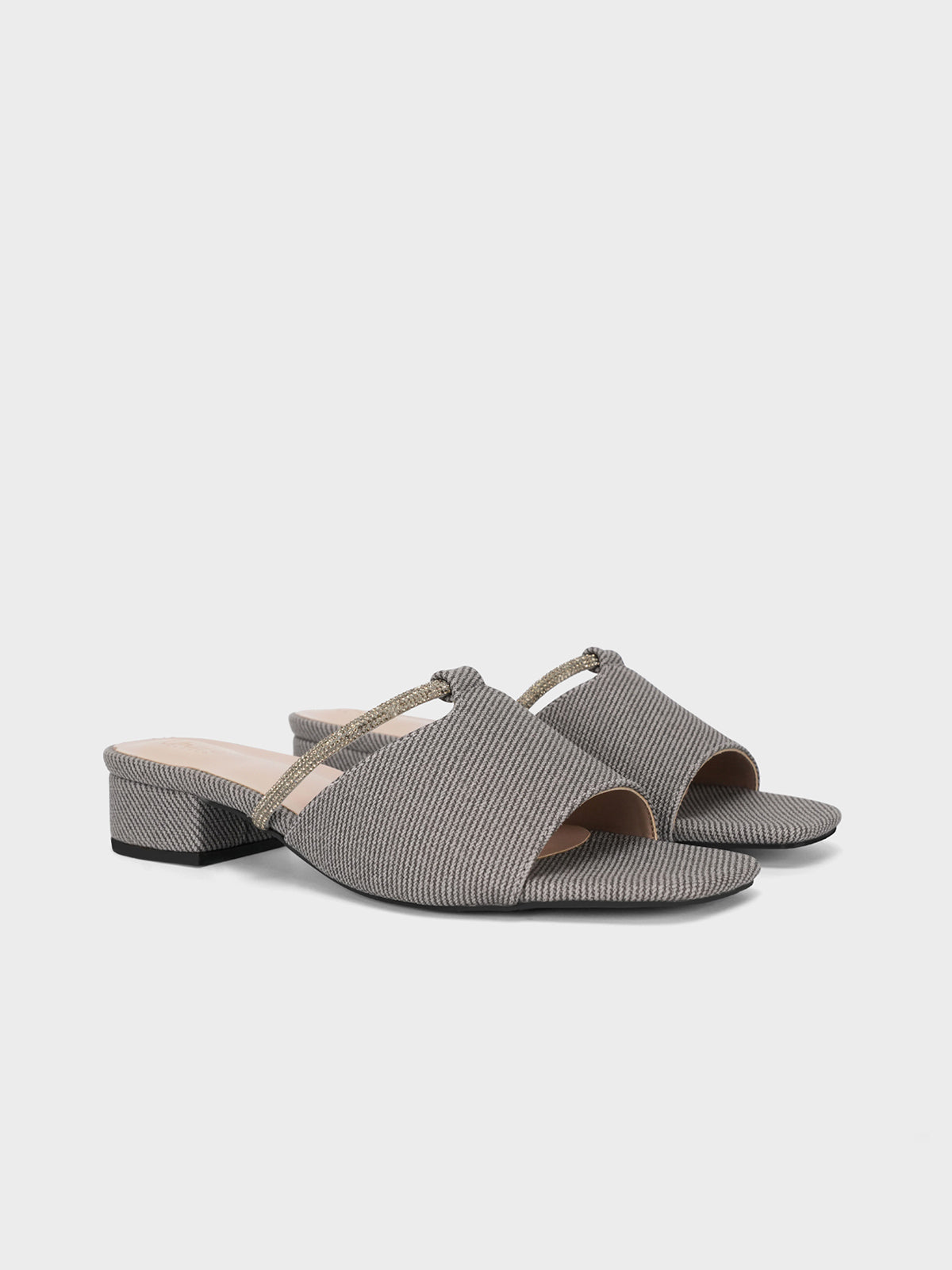 Womens "ITALIA" Stylish Block Heel Slipper – Unze London