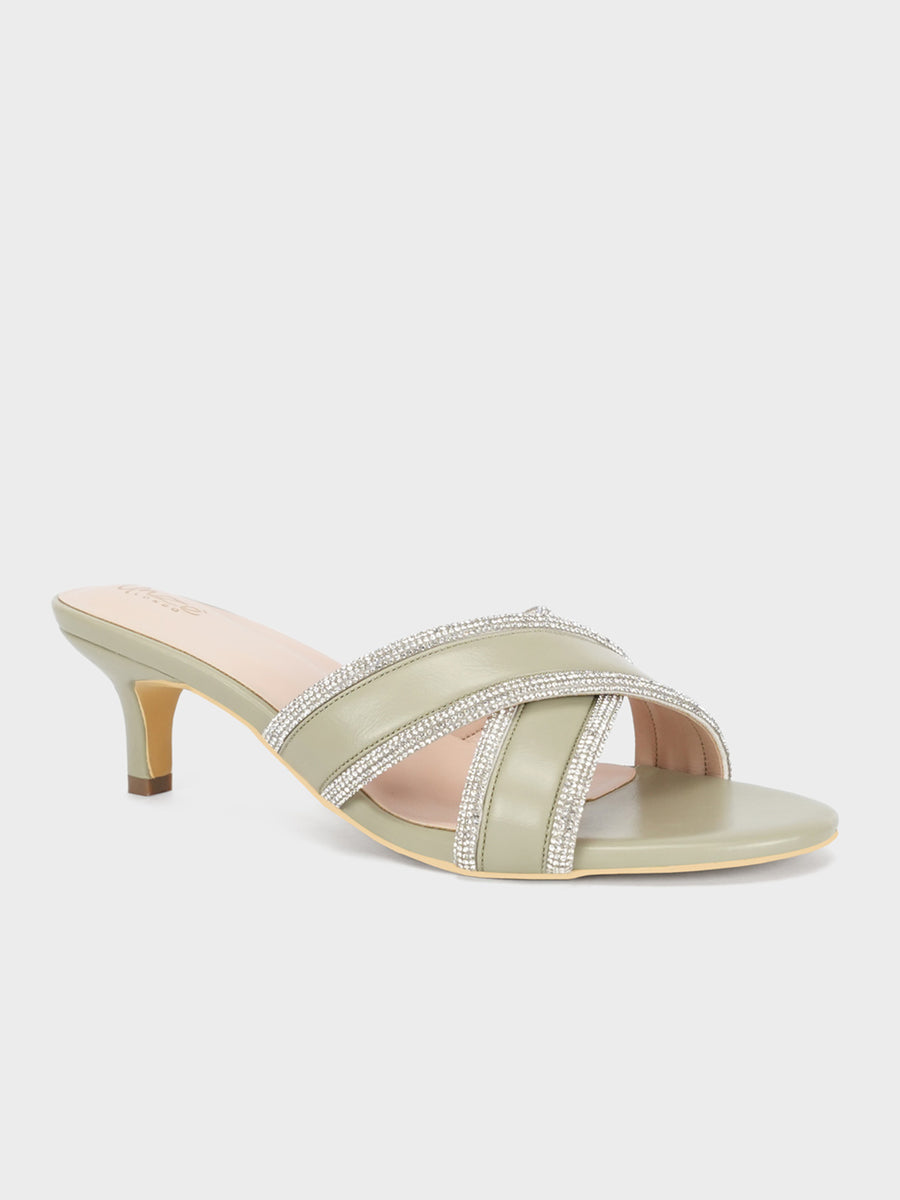 Women's "NOIRION" Cross Over Sandals--L40743 – Unze London