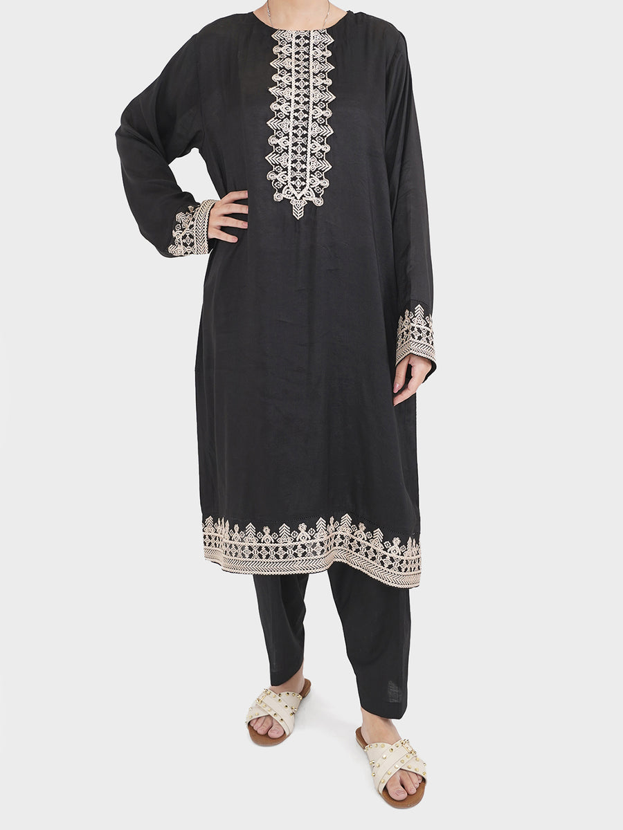 "EMIKA" Cotton Net Shirt – Unze London