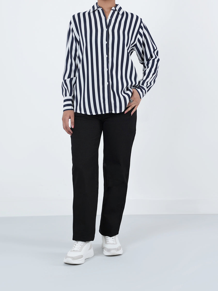 "FAUVE" Lining Regular Cotton Fit Top – Unze London