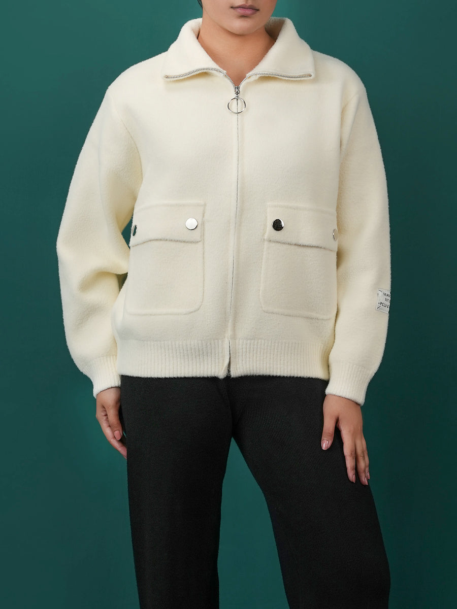"ALAYJA" Warm and Comfy Fleece Jacket--WC498 – Unze London