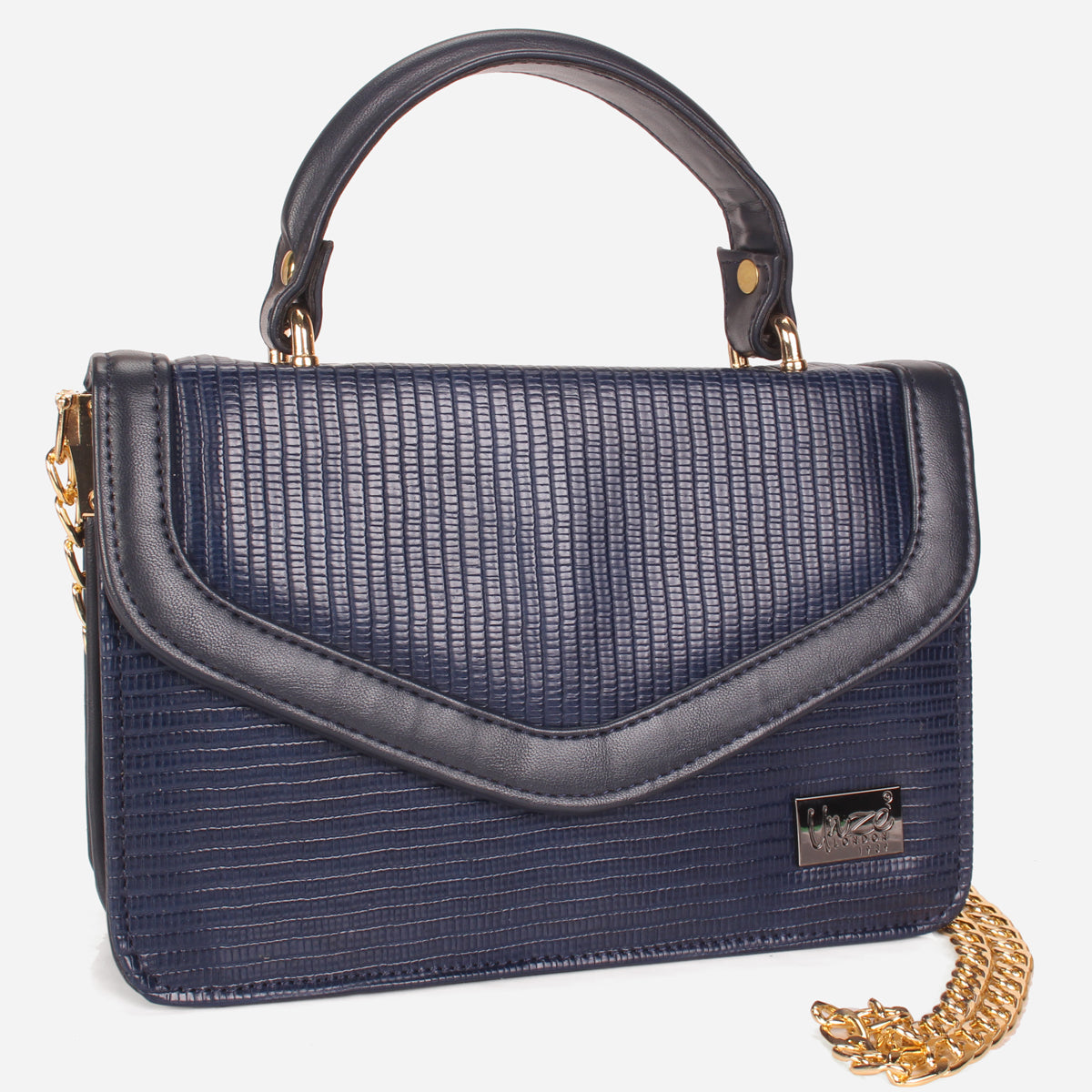 Womens "MONSIA" Stylish Hard Case Handbag – Unze London