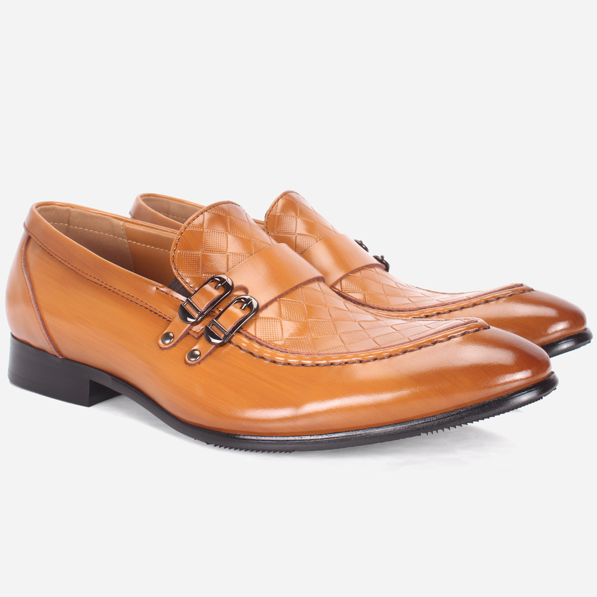 Mens "MAZIMA" Leather Office Formal Slide In Shoes – Unze London