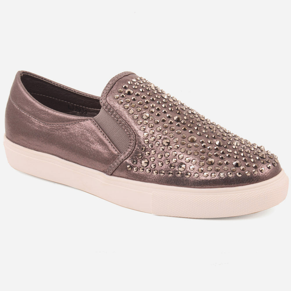 Women "HALSTON" Party Trainers – Unze London