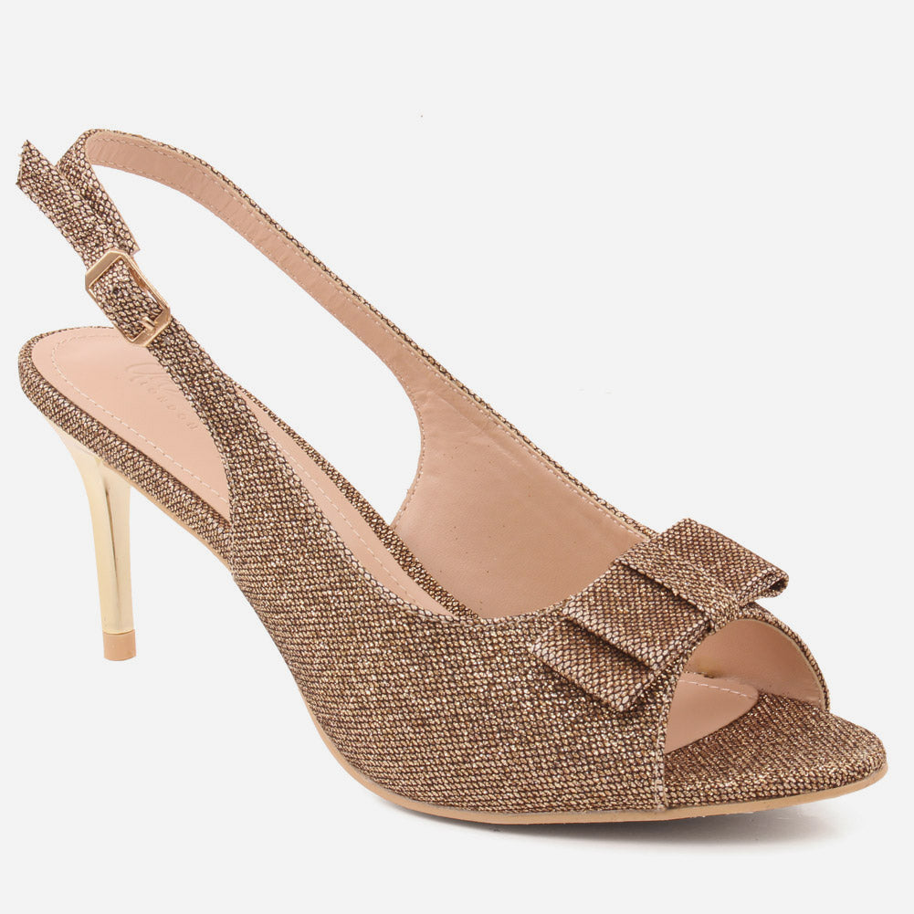 Women "KRISTY" Elegant Mid High Heel Sandals – Unze London