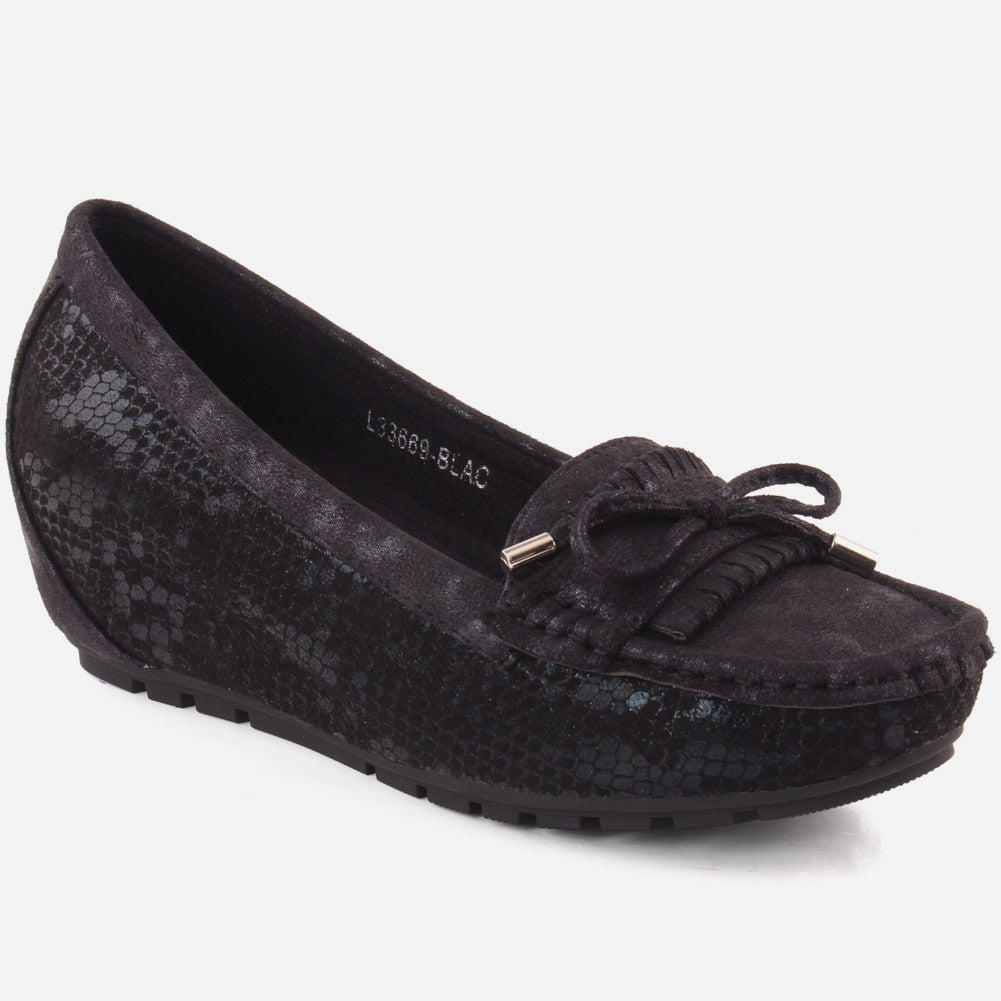 Women" ANNE" Suede Casual Mocassins – Unze London