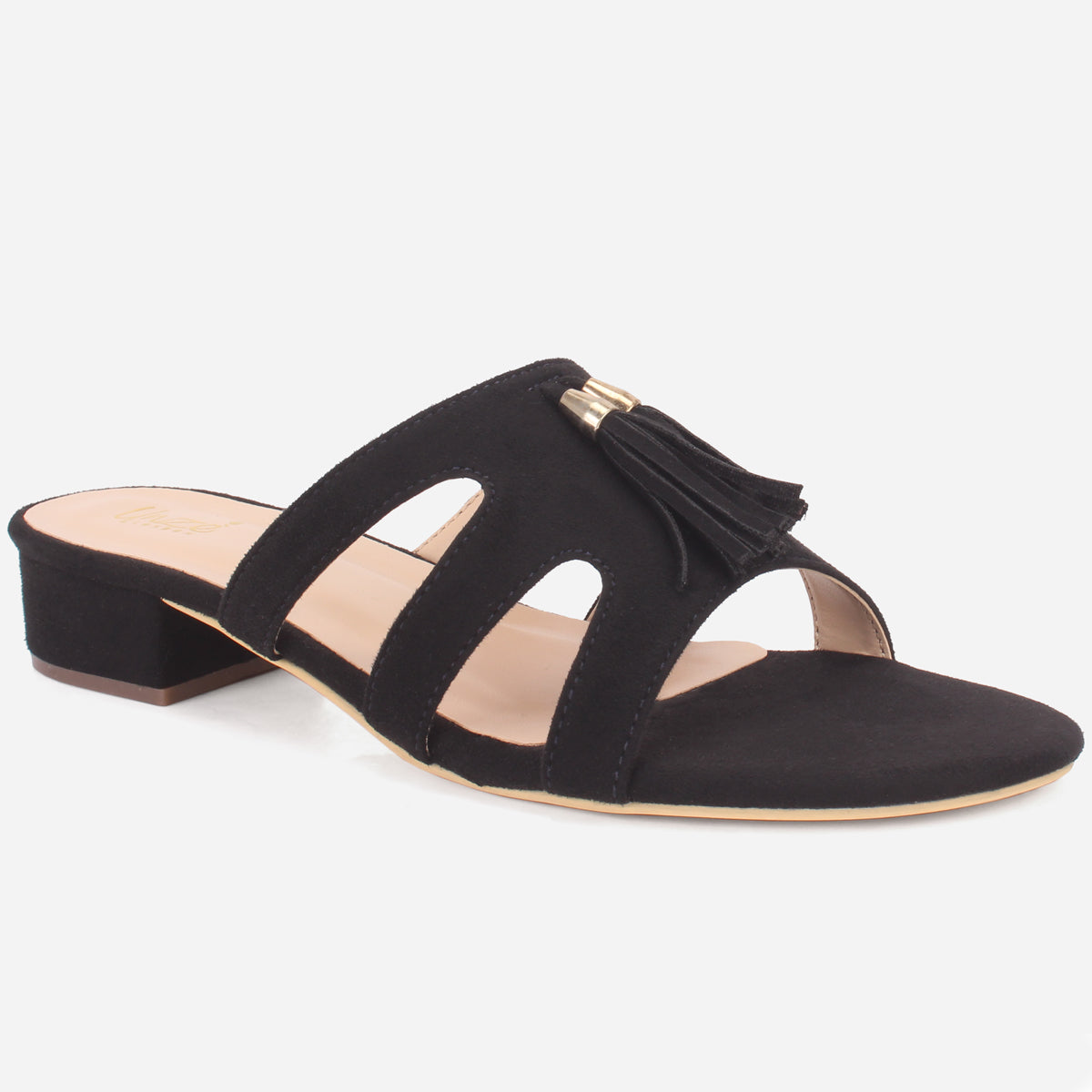 Women "CRUISE" Summer Decorated Block Heel Slippers – Unze London