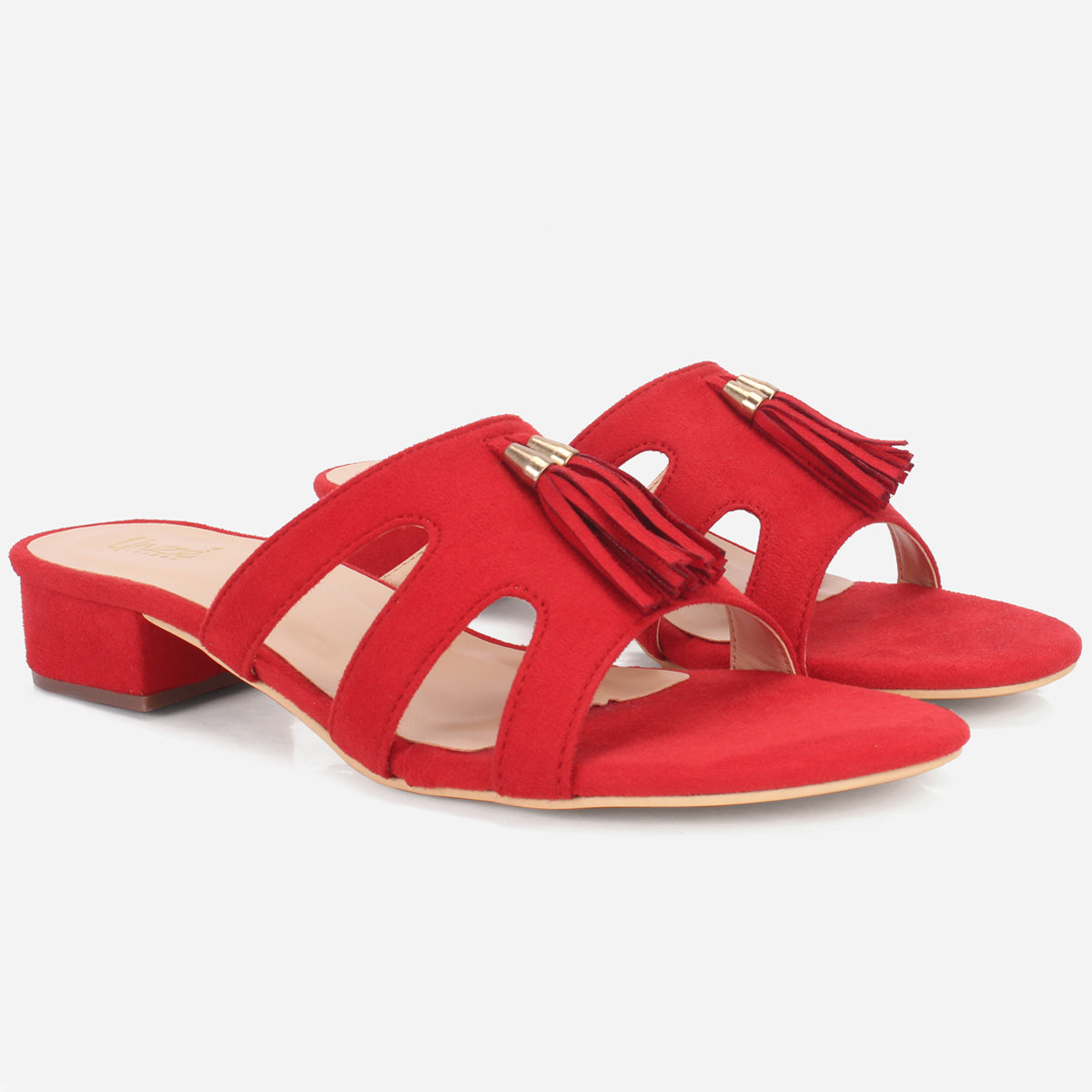 Women "CRUISE" Summer Decorated Block Heel Slippers – Unze London