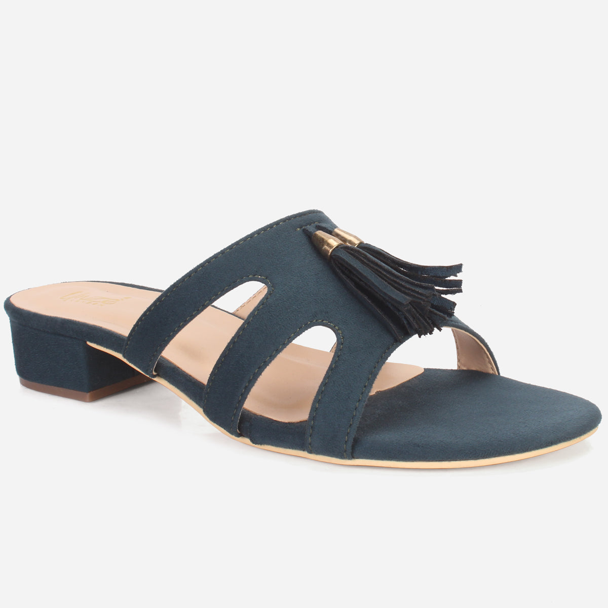 Women "CRUISE" Summer Decorated Block Heel Slippers – Unze London